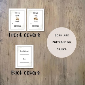 Editable Babys First ABC & 123 Coloring Book Bundle,baby Shower ...