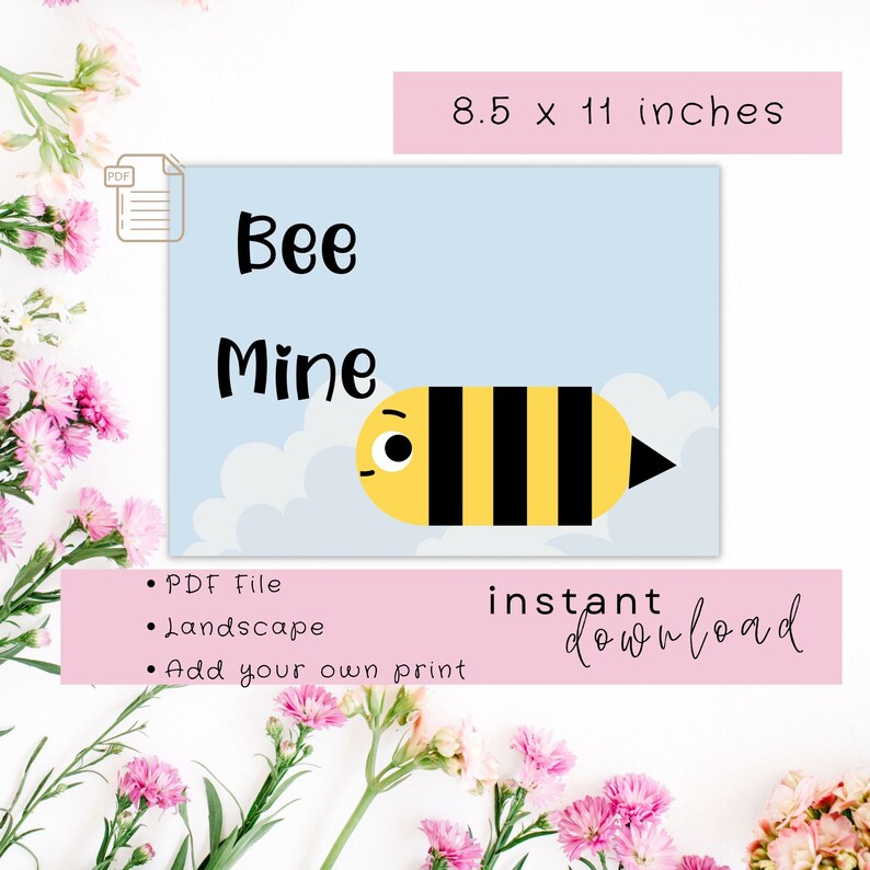Bumble Bee Valentine Handprint Craft, Bee Mine, Diy Handprint Project ...