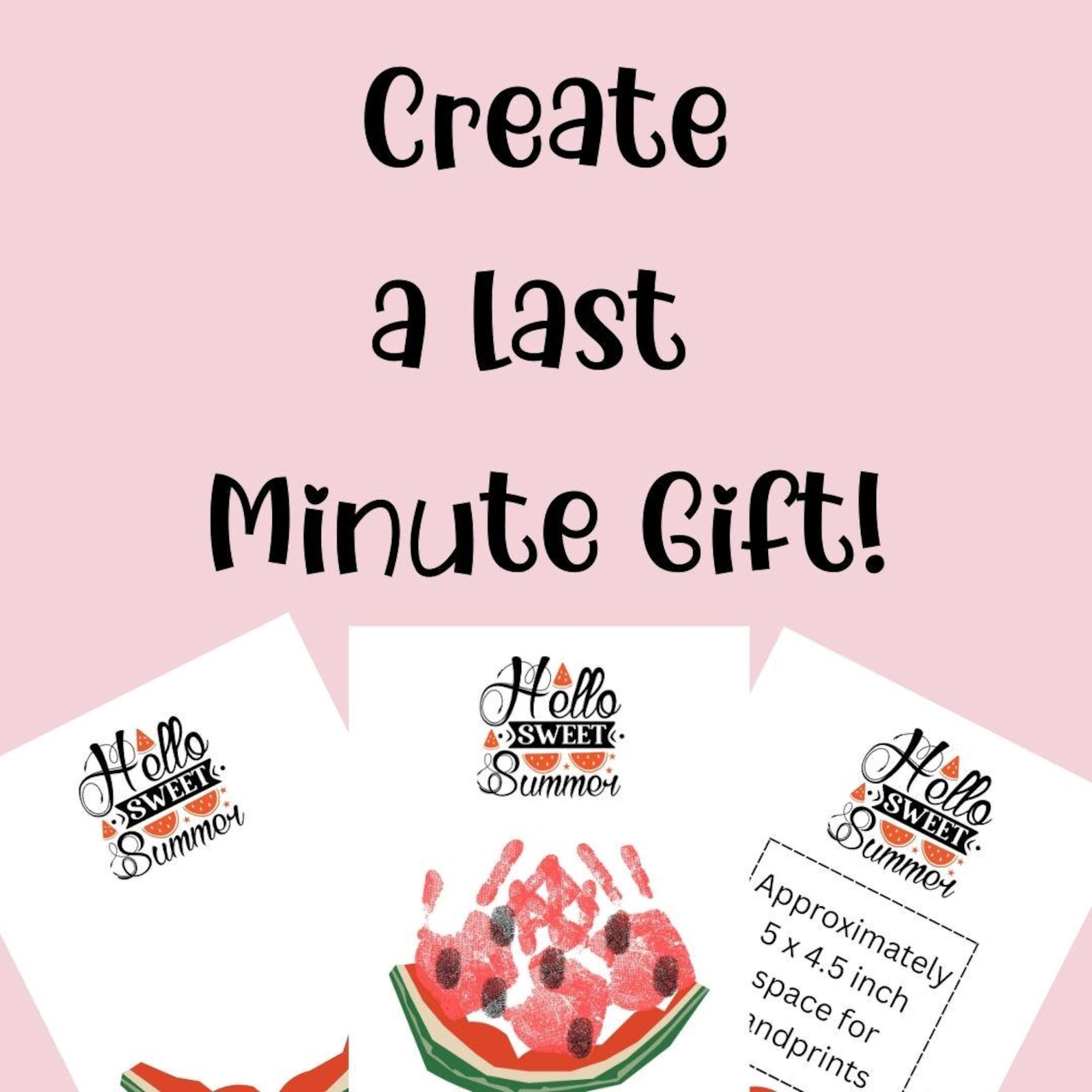 Summer Handprint Watermelon,watermelon Handprint,fruit Handprint ...