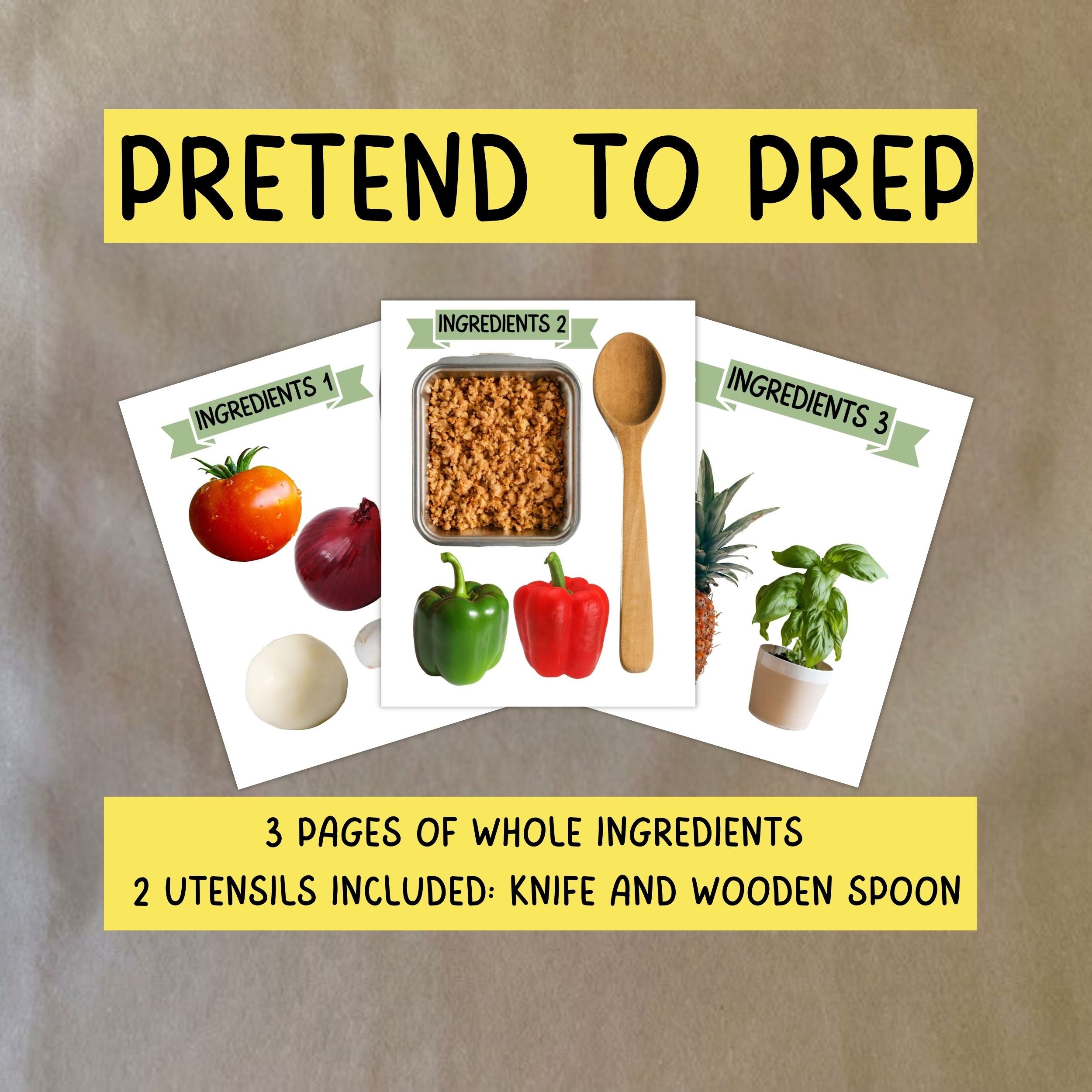 Build a Pizza Pretend Play Set,dramatic Play Printable,montessori Pizza ...