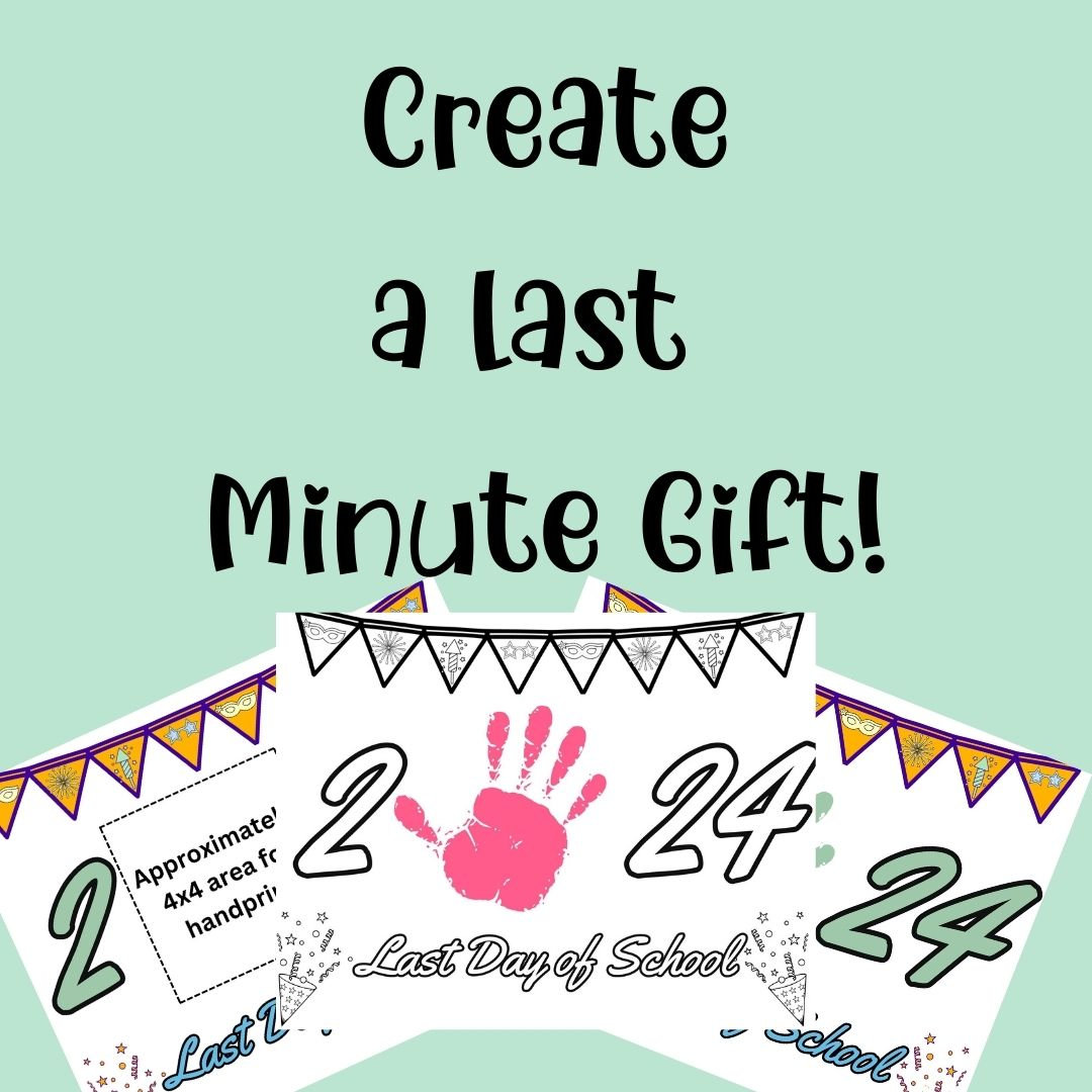 Last Day of School Handprint Coloring Page,end of School Handprint ...