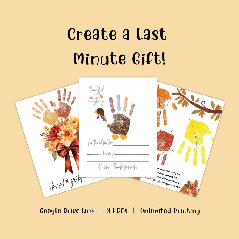 Thanksgiving Handprint Bundle,fall Handprint,turkey Handprint,thankful ...