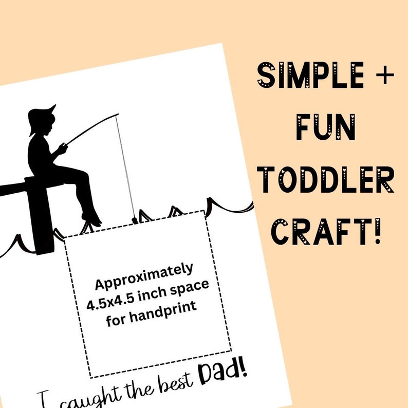 Fathers Day Handprint Fish,i Caught the Best Dad,gift for Fishing Dad ...