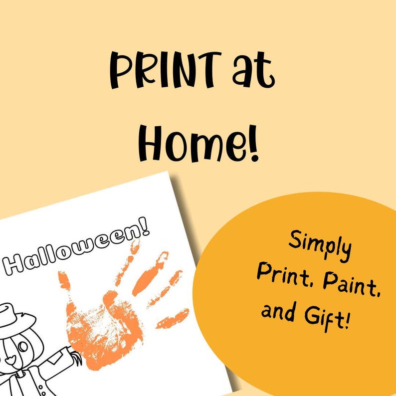 Halloween Scarecrow Handprint Coloring Page,spooky Season Scarecrow ...