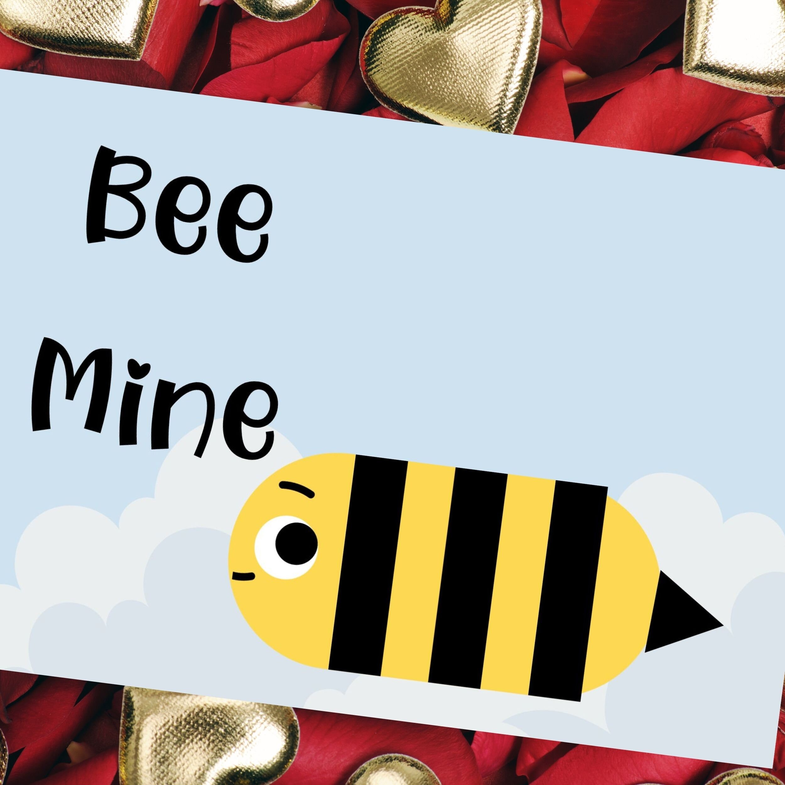 Bumble Bee Valentine Handprint Craft, Bee Mine, Diy Handprint Project ...
