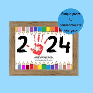 End of School Handprint Keepsake,2024 Kinder Handprint,2024 School ...