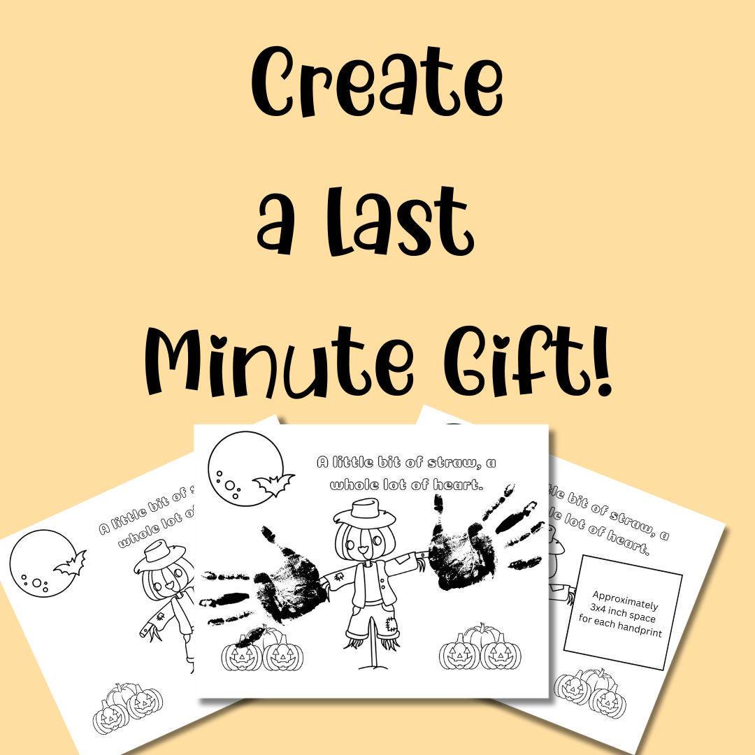 Halloween Scarecrow Handprint Coloring Page,spooky Season Scarecrow ...