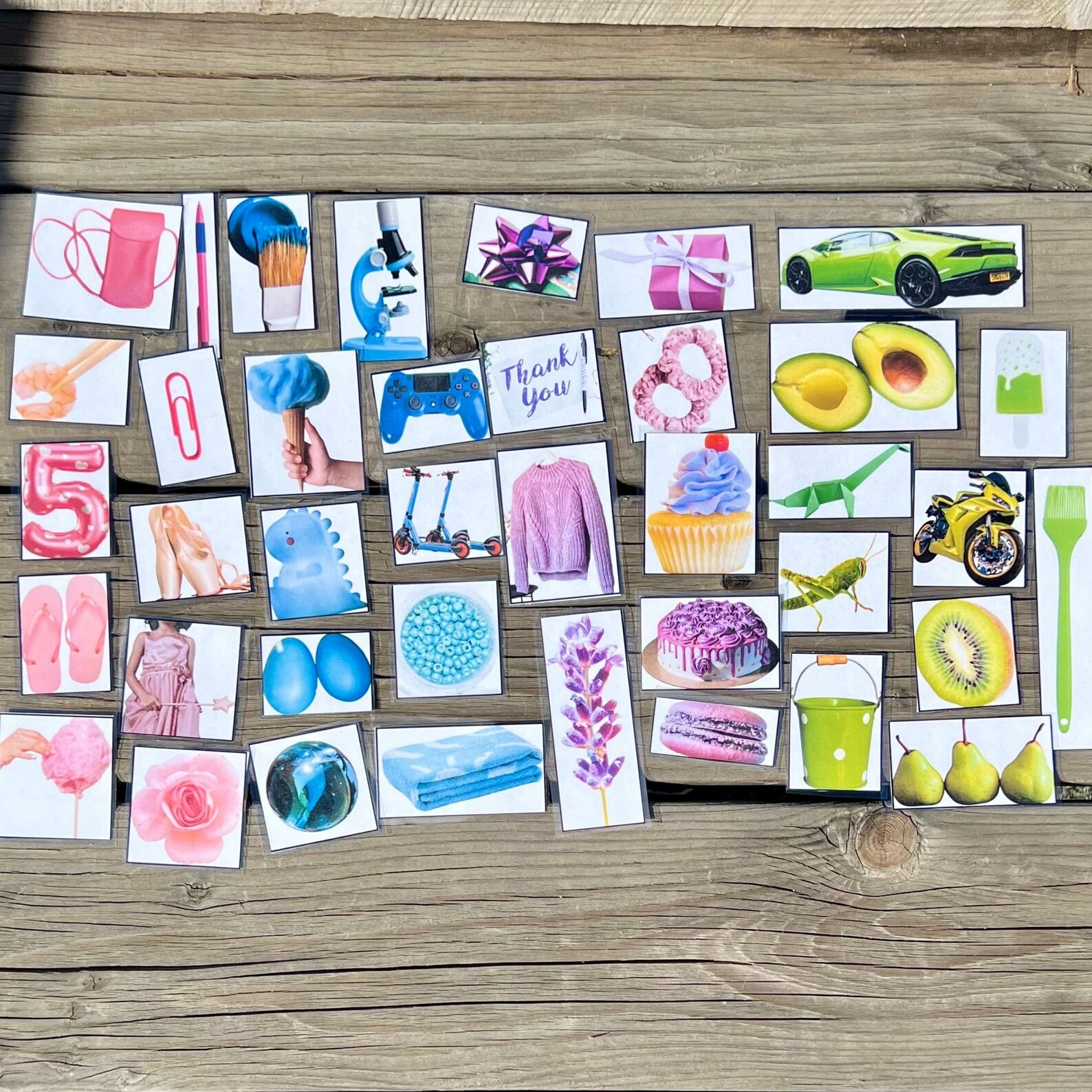 15 Paint Splash Color Flashcards and Sorting Activity, Montessori ...