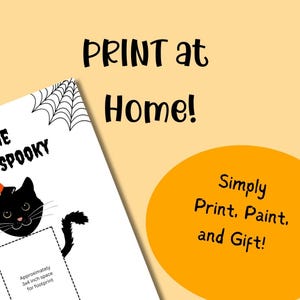 Black Cat Halloween Footprint,halloween Handprint,feline Spooky ...