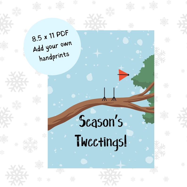 Seasons Tweetings Cardinal Handprint,red Bird Handprint,winter ...