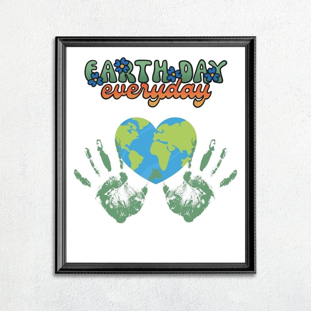 Earth Day Handprint Activity,earth Day Activity,earth Day Craft,earth ...