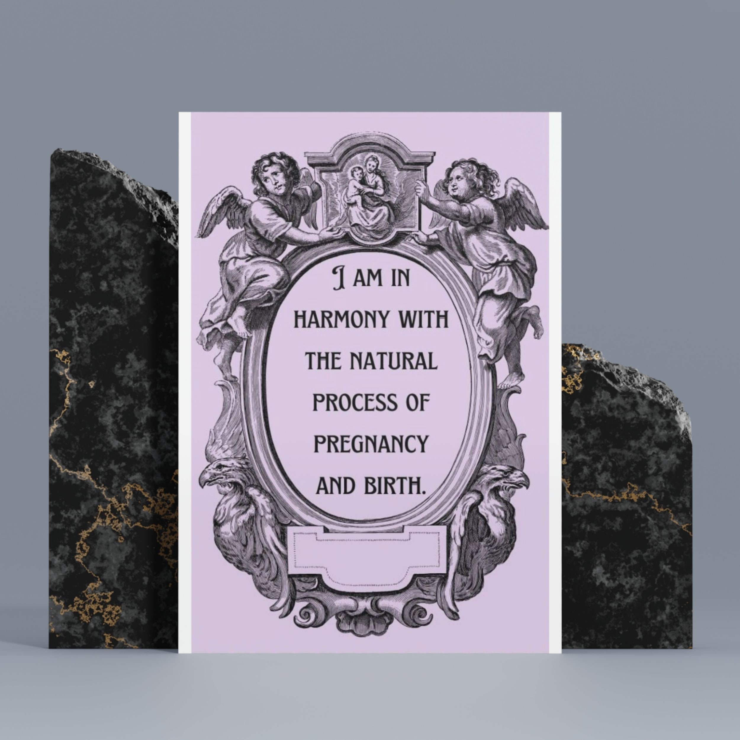 Victorian Printable Cards, Pregnancy Affirmations, Gothic Print ...