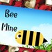 Bee Mine Valentine's Day Handprint Craft, Diy Handprint Project ...