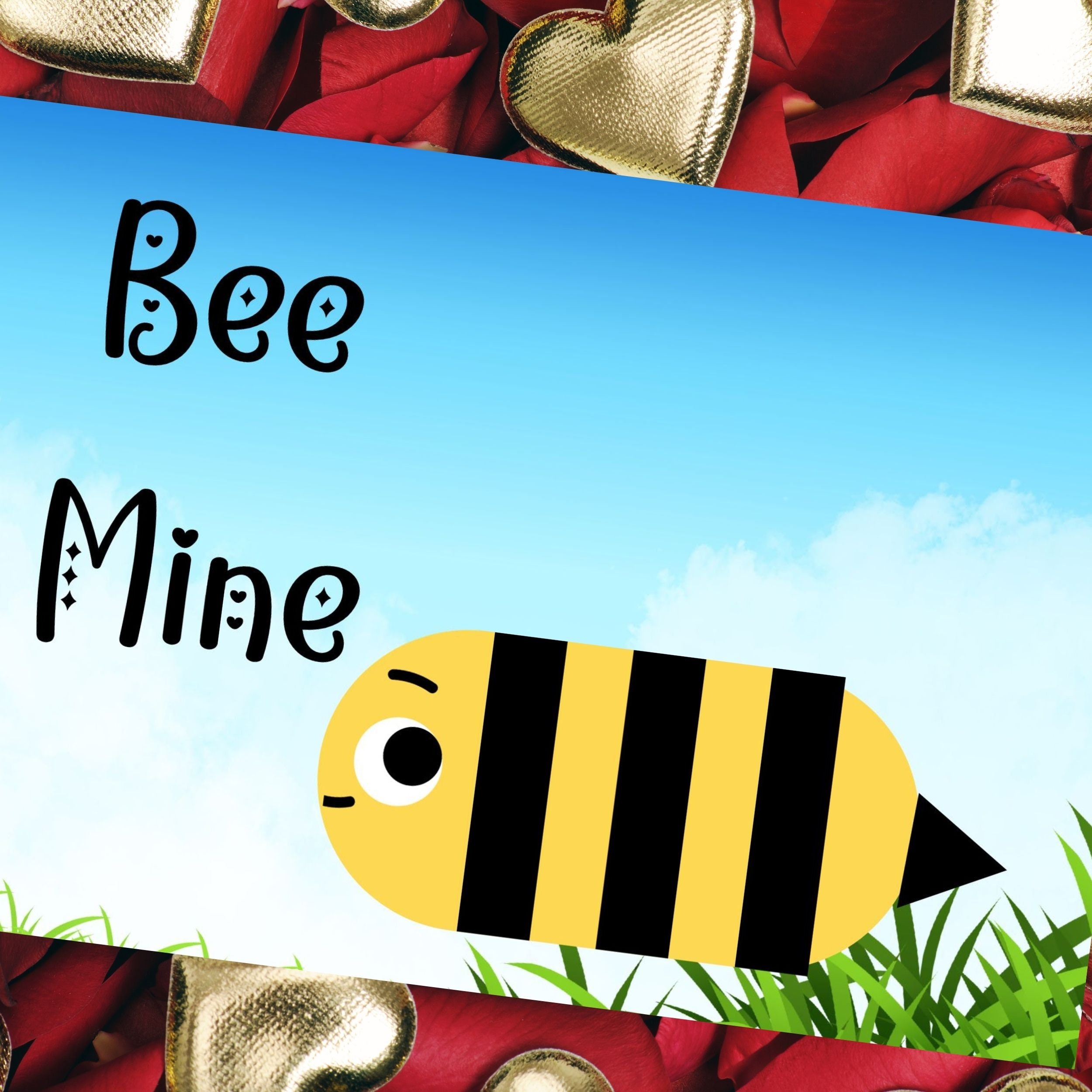 Bee Mine Valentine's Day Handprint Craft, Diy Handprint Project ...