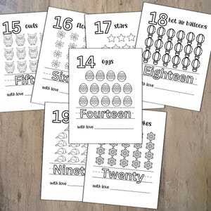 Editable Baby's First 123 Book,baby Shower Coloring Book,baby First ...