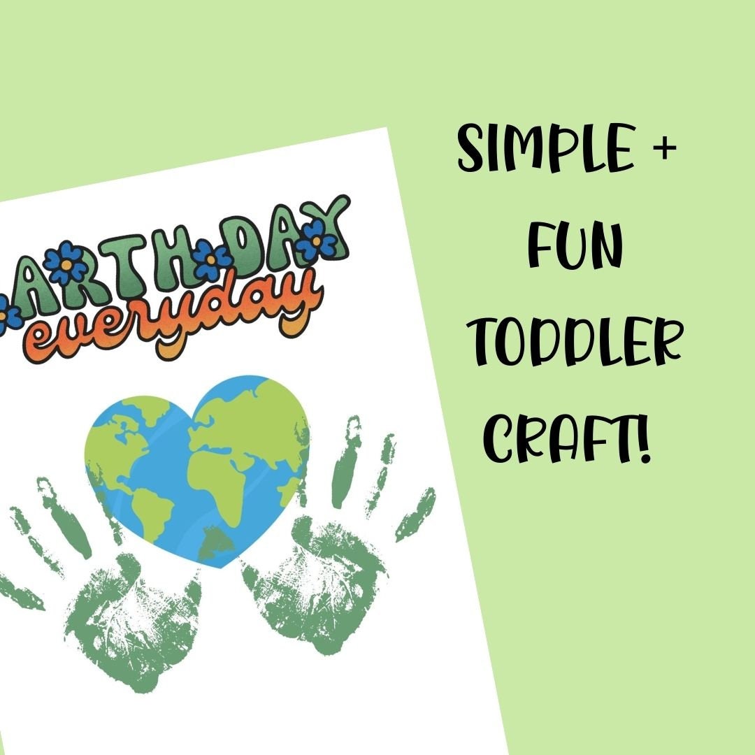 Earth Day Handprint Activity,earth Day Activity,earth Day Craft,earth ...