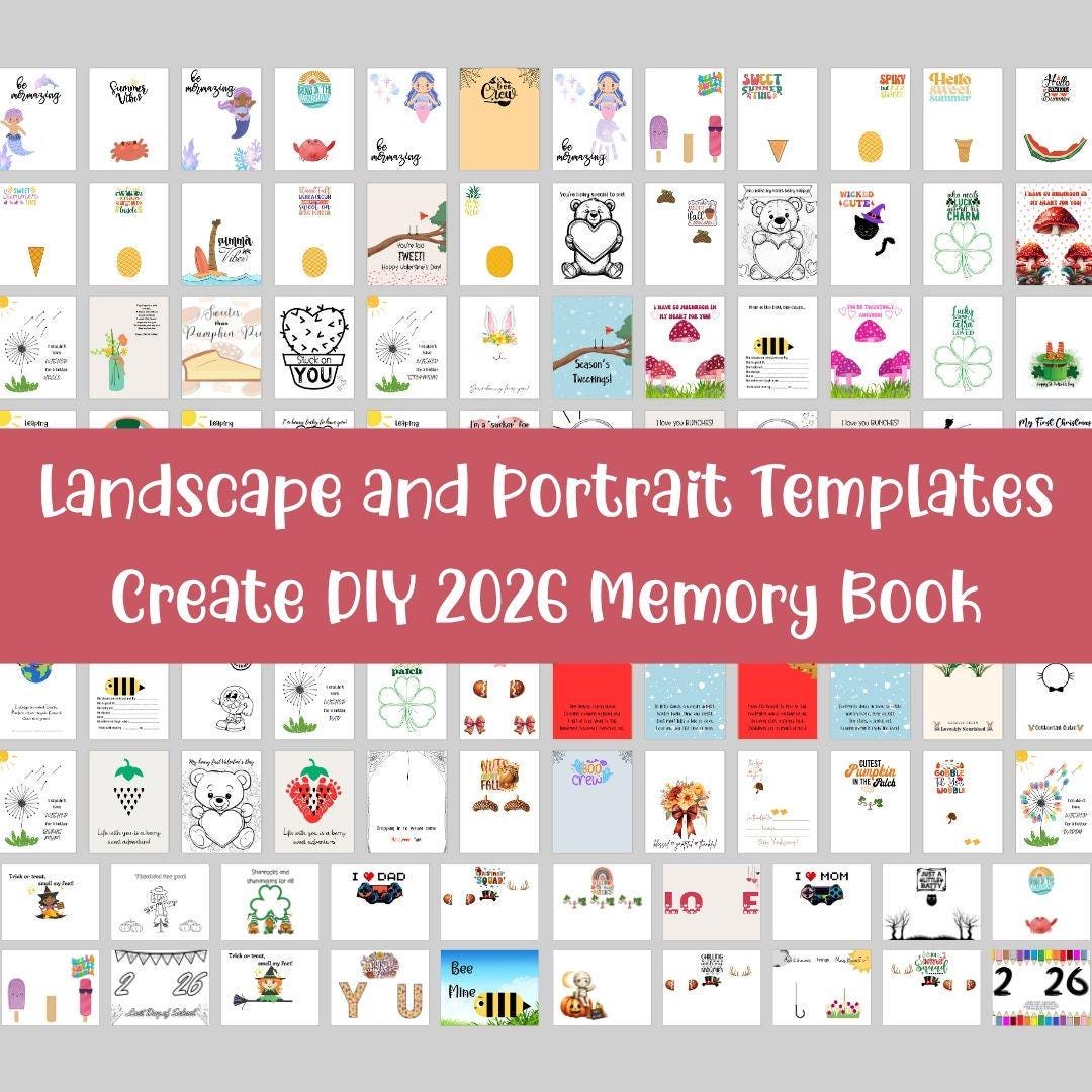 2026 Mega Handprint Footprint Bundle,monthly Handprint,handprint ...