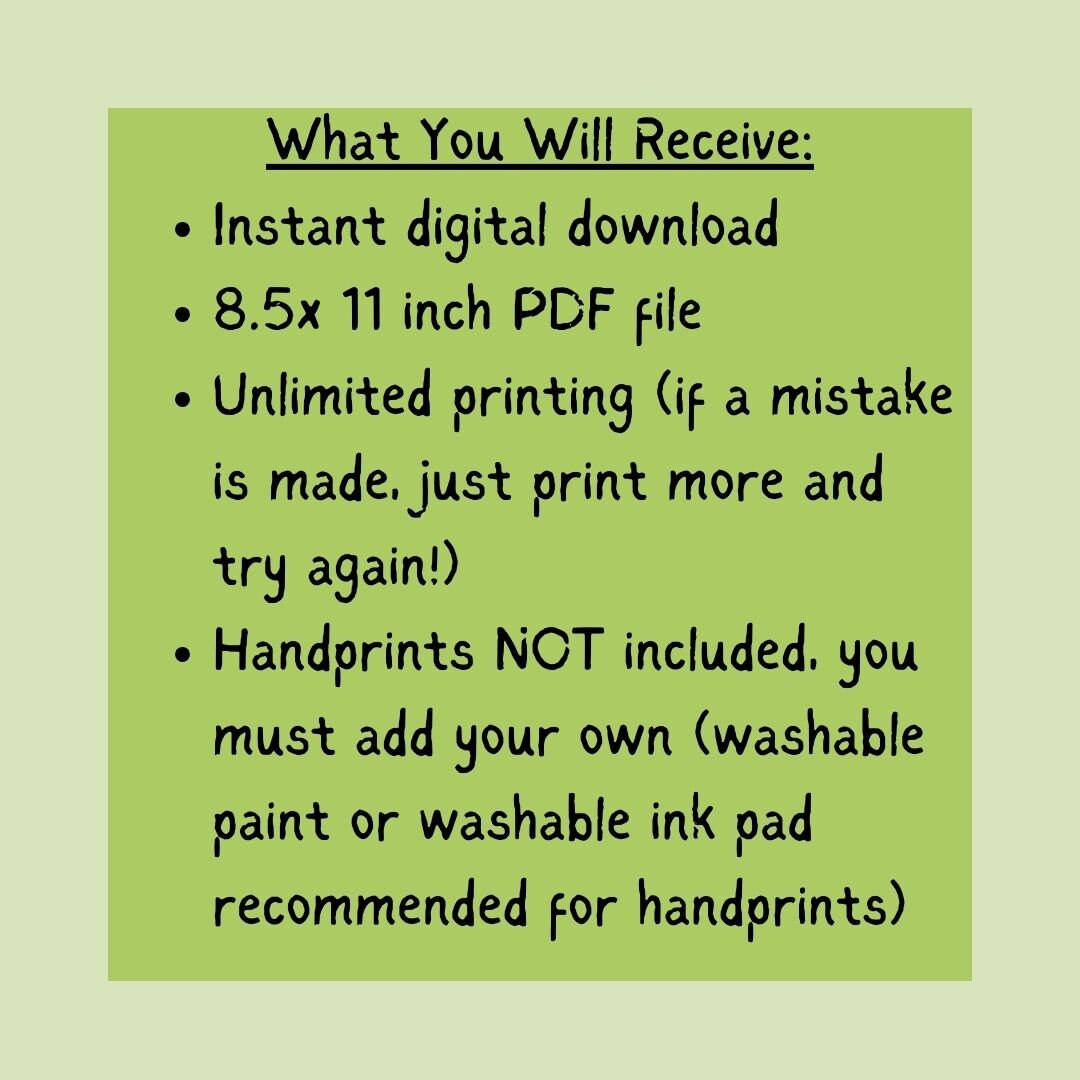 Earth Day Handprint Pledge,earth Day Activity,spring Handprint,earth ...