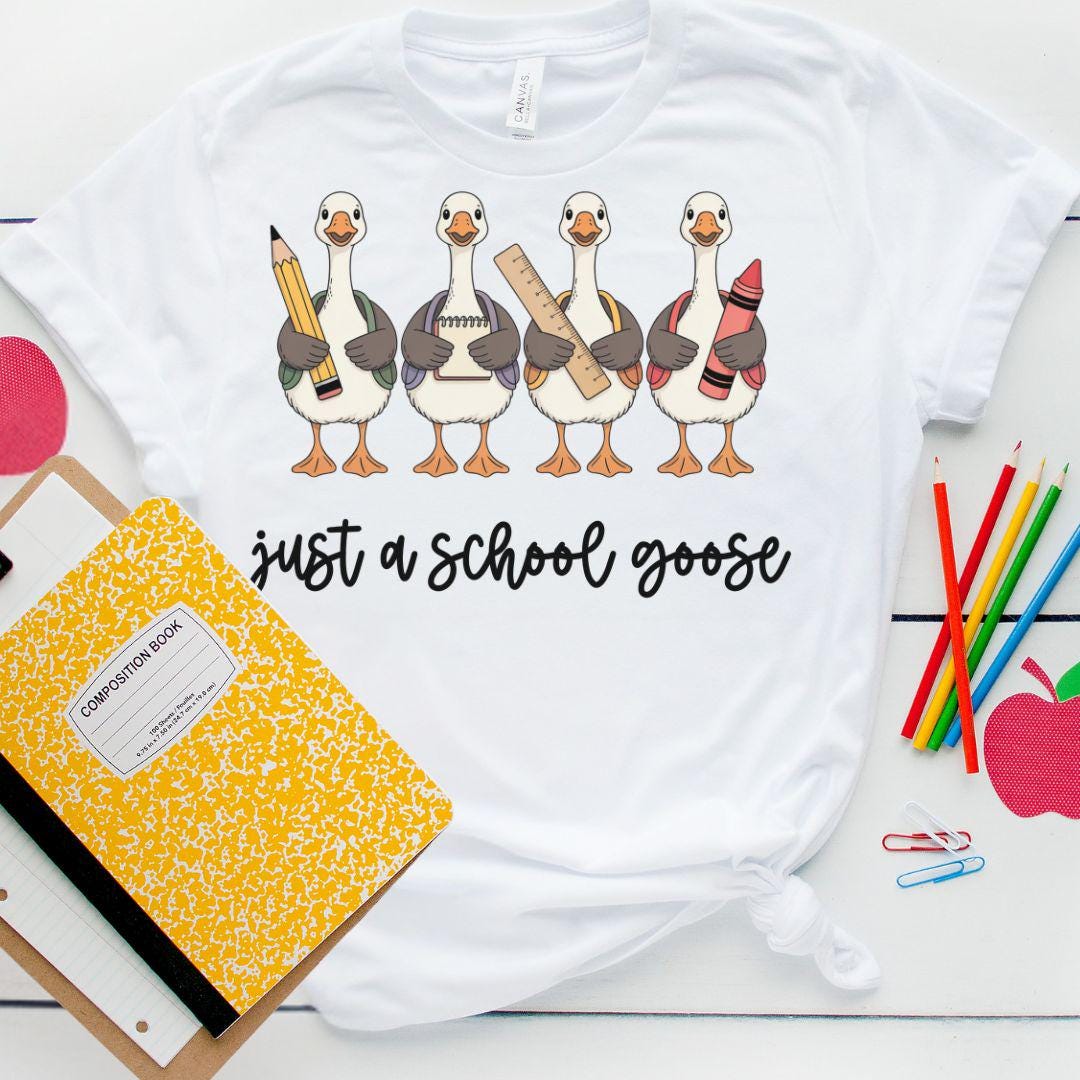 Just a School Goose Png,teacher Goose,student Goose,teacher ...