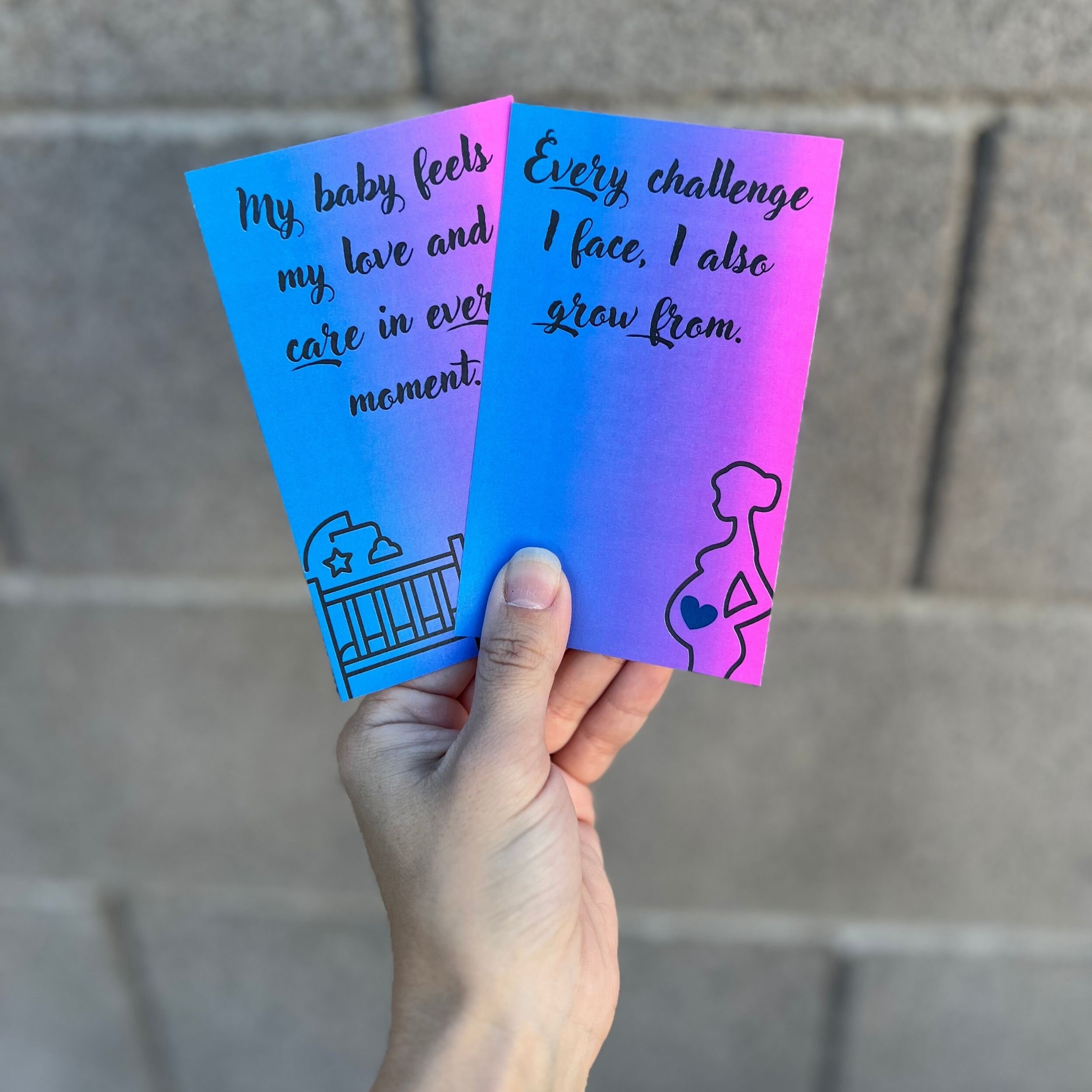 40 Postpartum Affirmation Cards for New Moms, Motherhood Affirm Cards ...