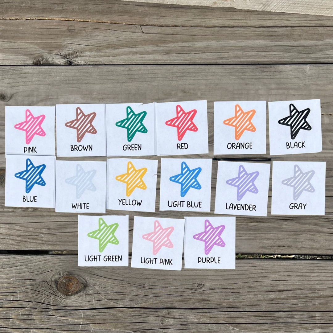 15 Color Flashcards and Sorting Activity, Montessori Colors, Teaching ...