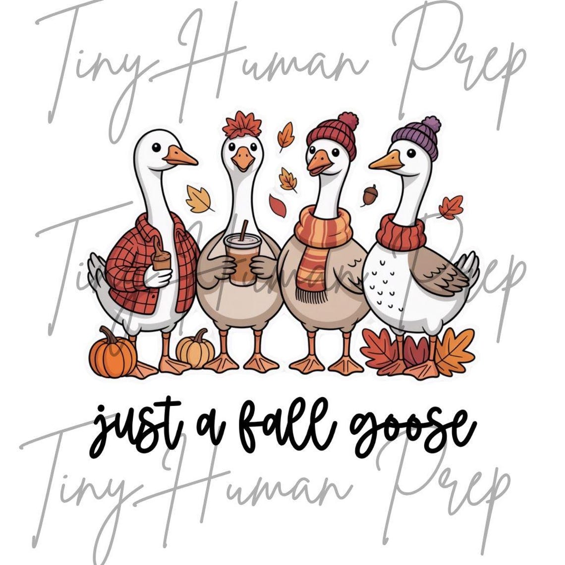 Just a Fall Goose Png Bundle,fall Silly Goose,beanie Goose,autumn Goose ...