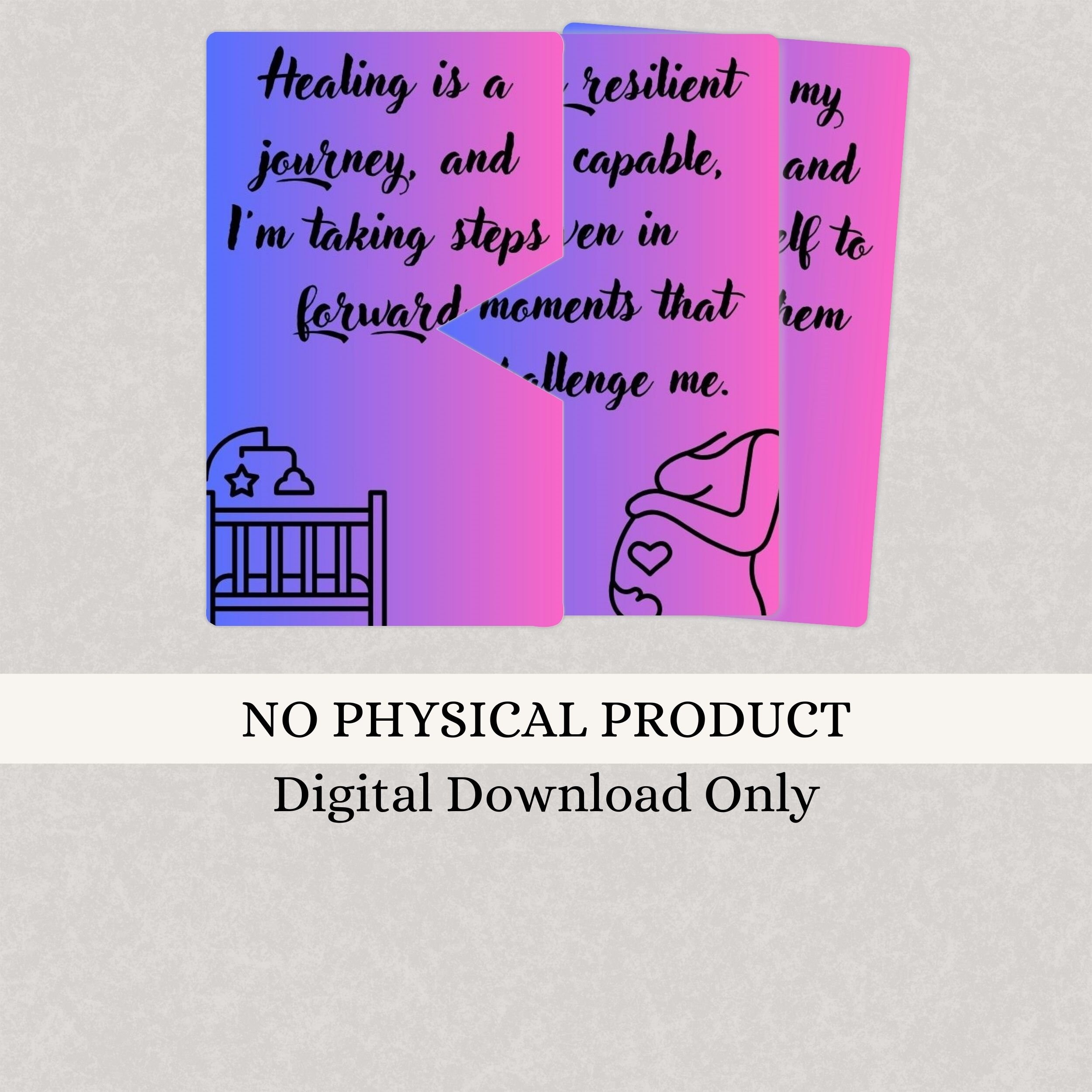 40 Postpartum Affirmation Cards for New Moms, Motherhood Affirm Cards ...