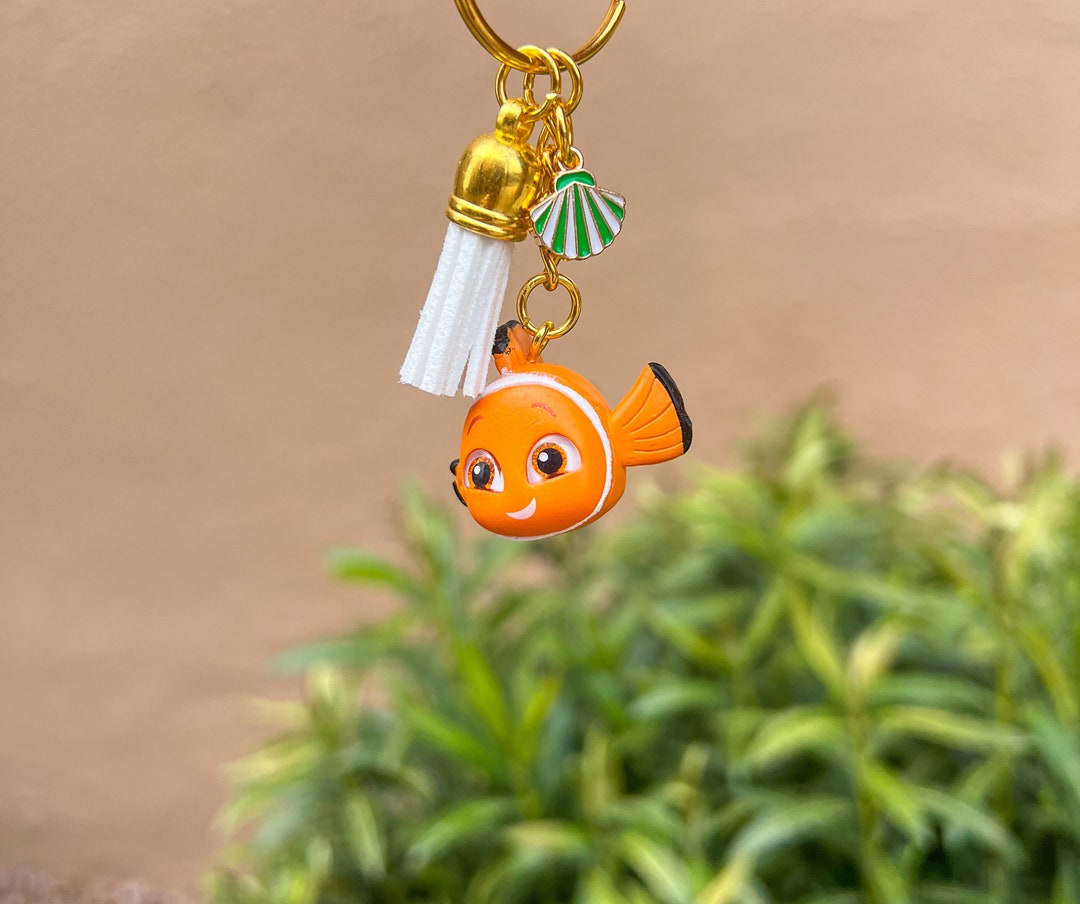 Nemo Keychain With Charm - Etsy