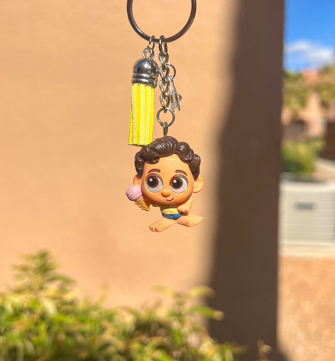 Luca Ice Cream Keychain With Charm - Etsy
