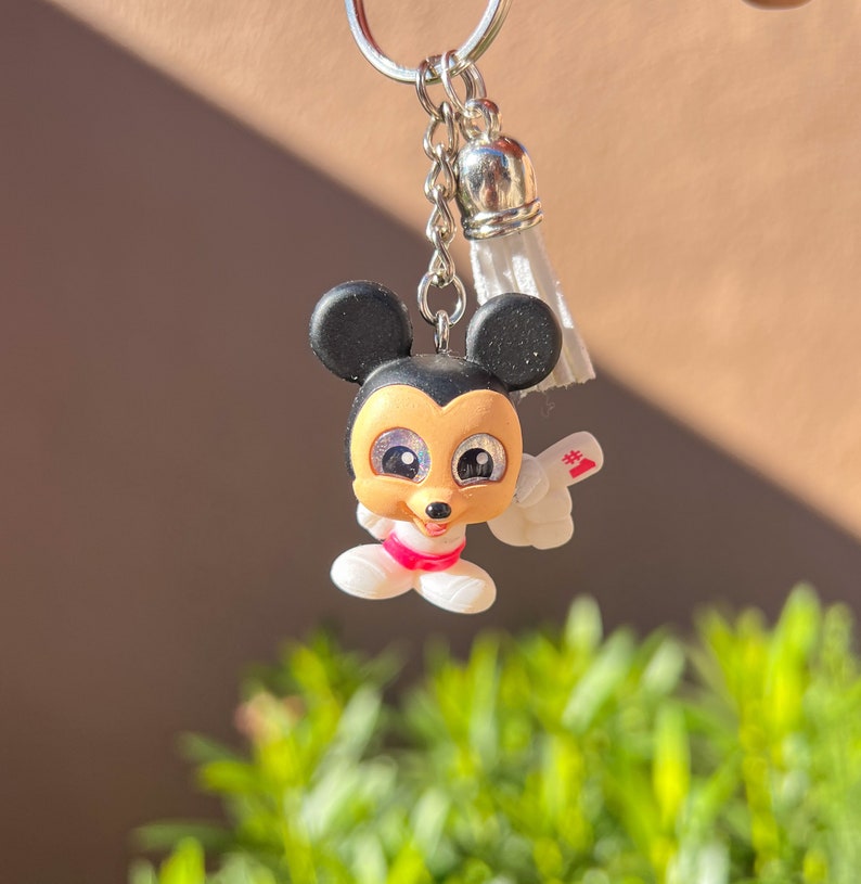 Mickey Mouse Keychain - Etsy