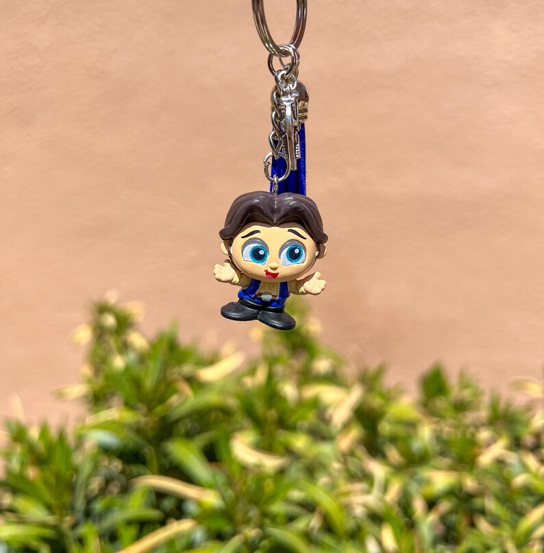 Han Solo Keychain With Charm - Etsy