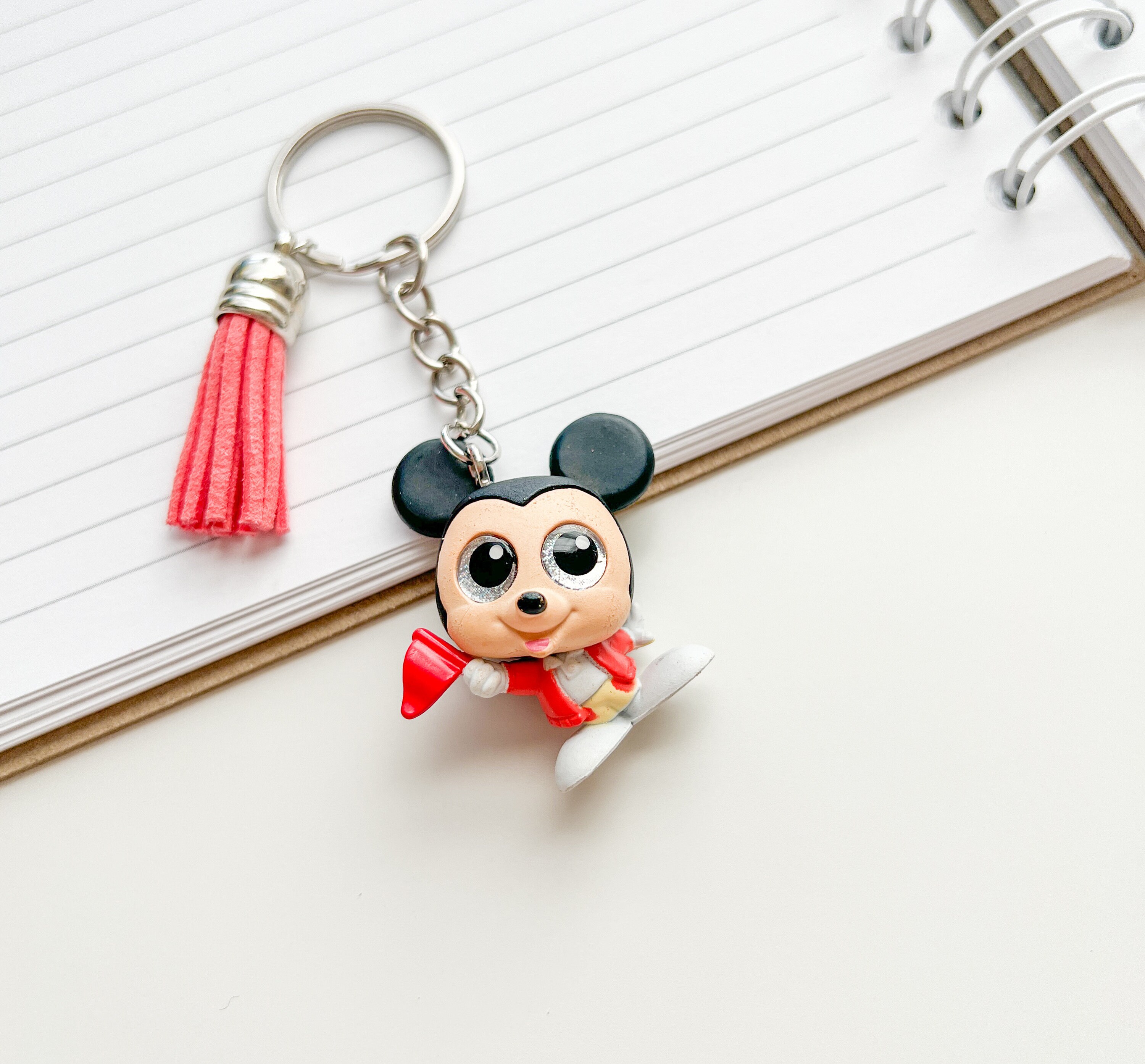 Mickey Mouse Keychain - Etsy