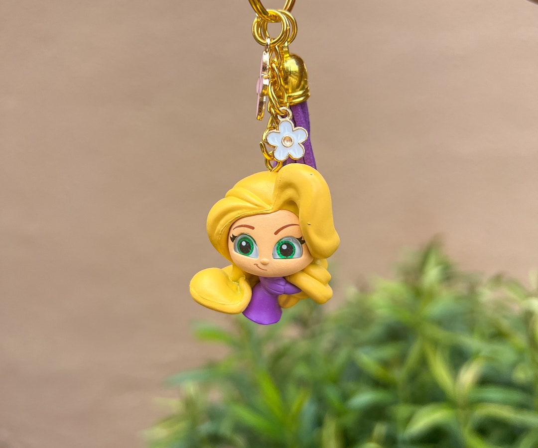 Rapunzel Keychain With Charms - Etsy