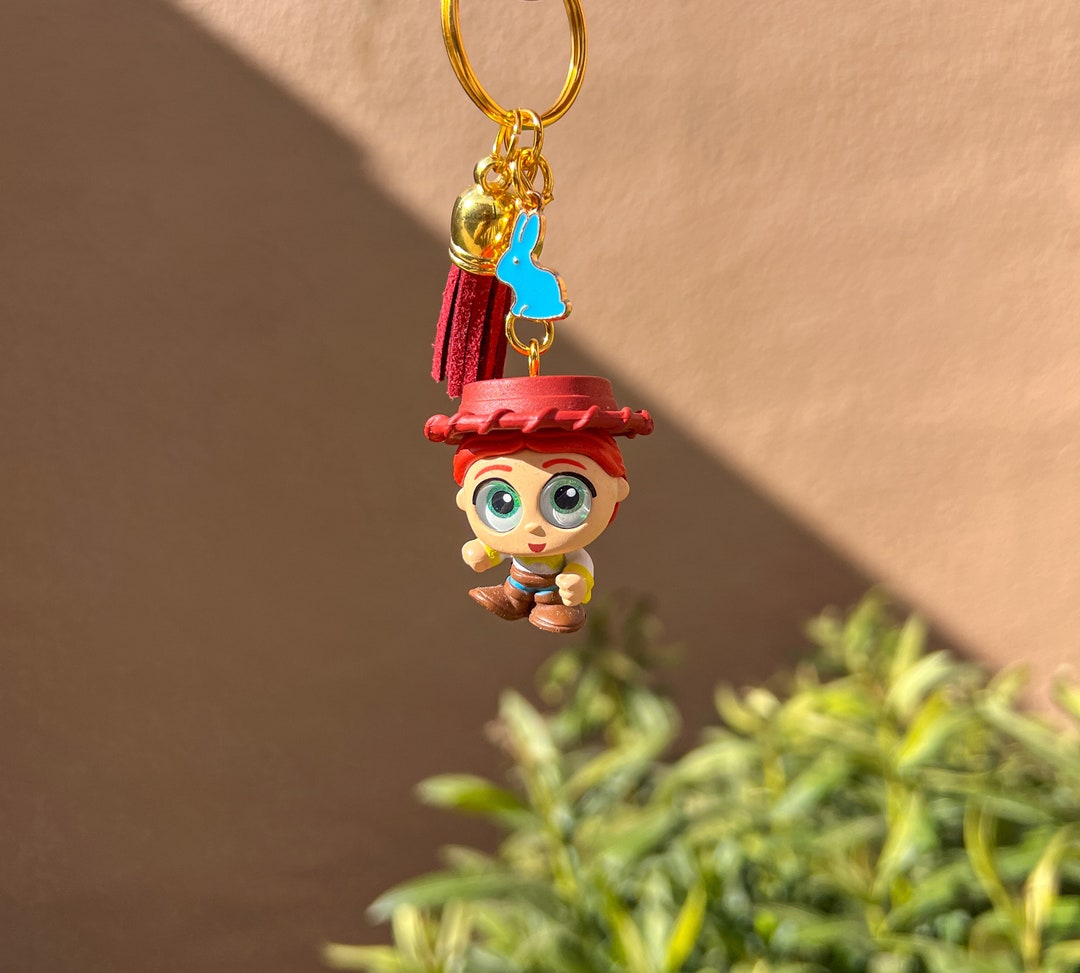 Jessie Keychain With Charm - Etsy