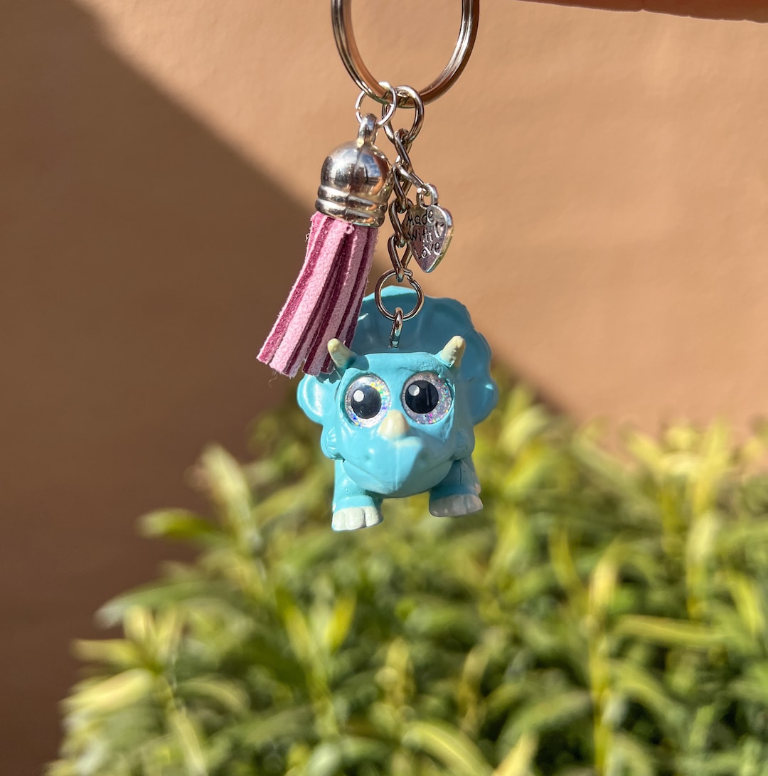 Trixie Keychain With Charm - Etsy