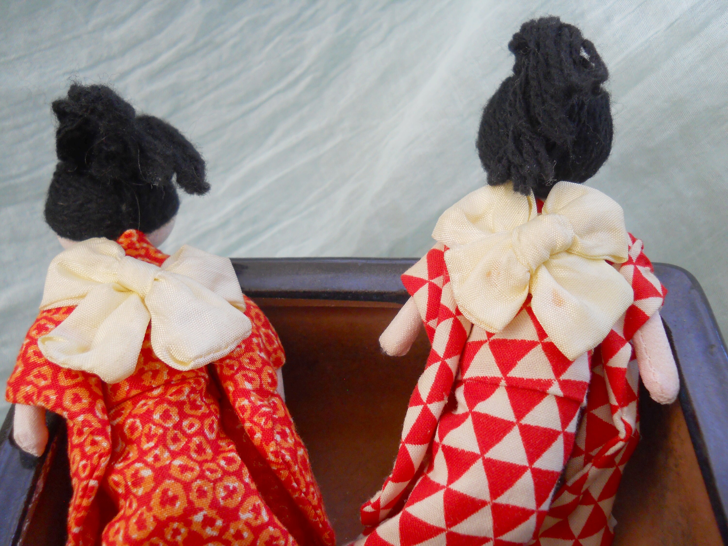 Vintage Cotton Dolls From 1940's Japan. Cotton Body With Cotton and ...