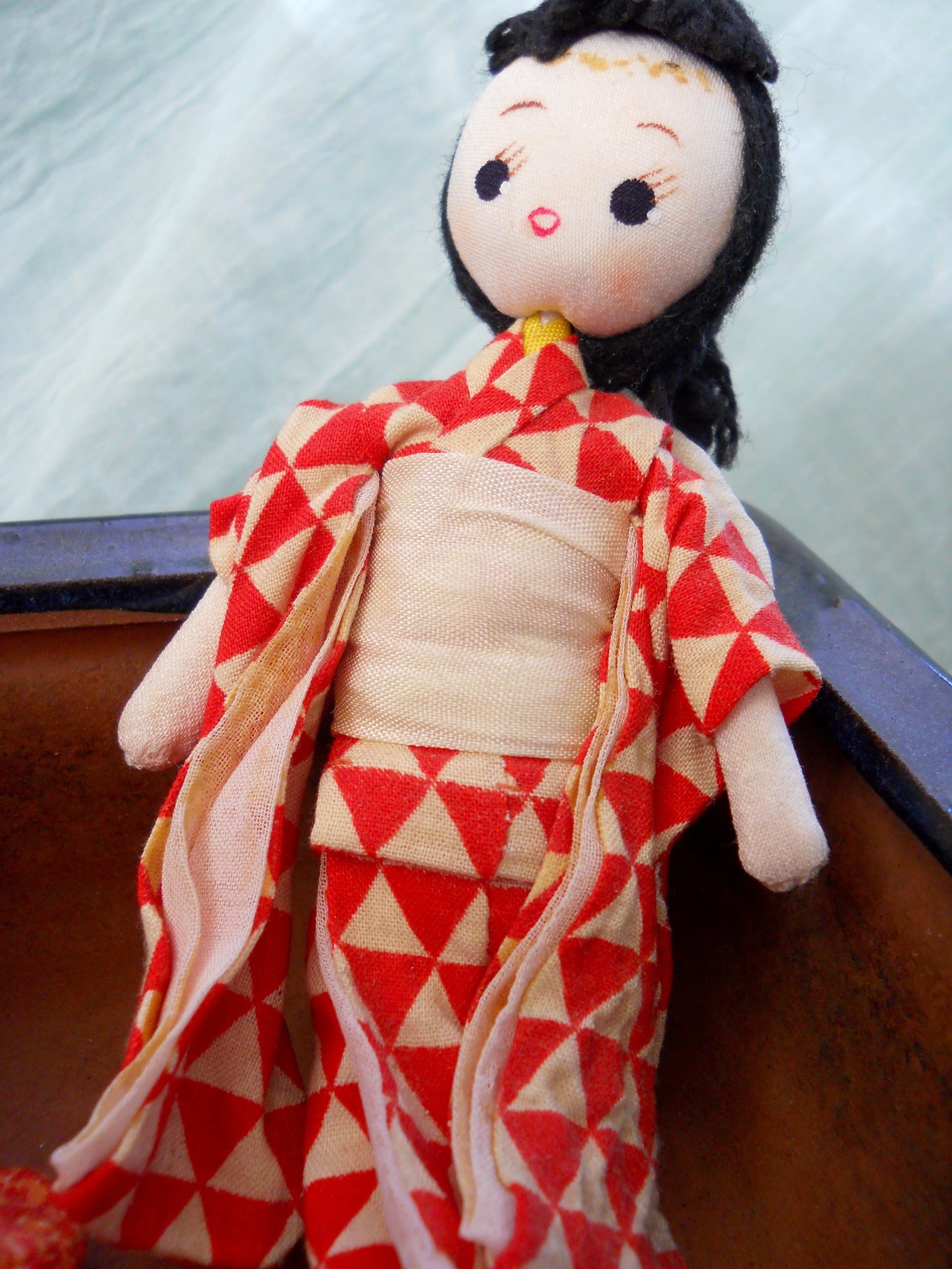 Vintage Cotton Dolls From 1940's Japan. Cotton Body With Cotton and ...