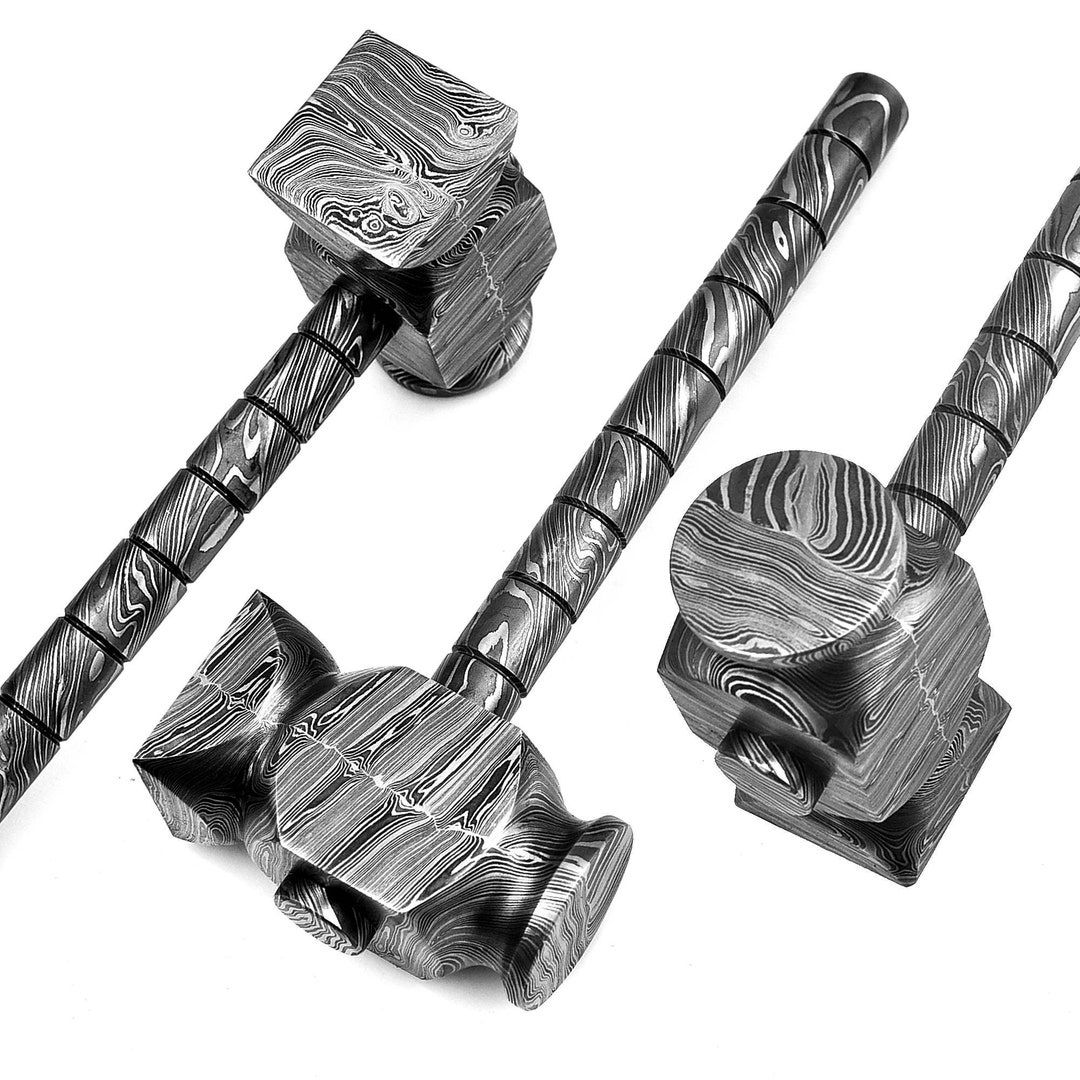 Collectible Damascus Hammer , Double Head Hammer , Damascus Hammer ...