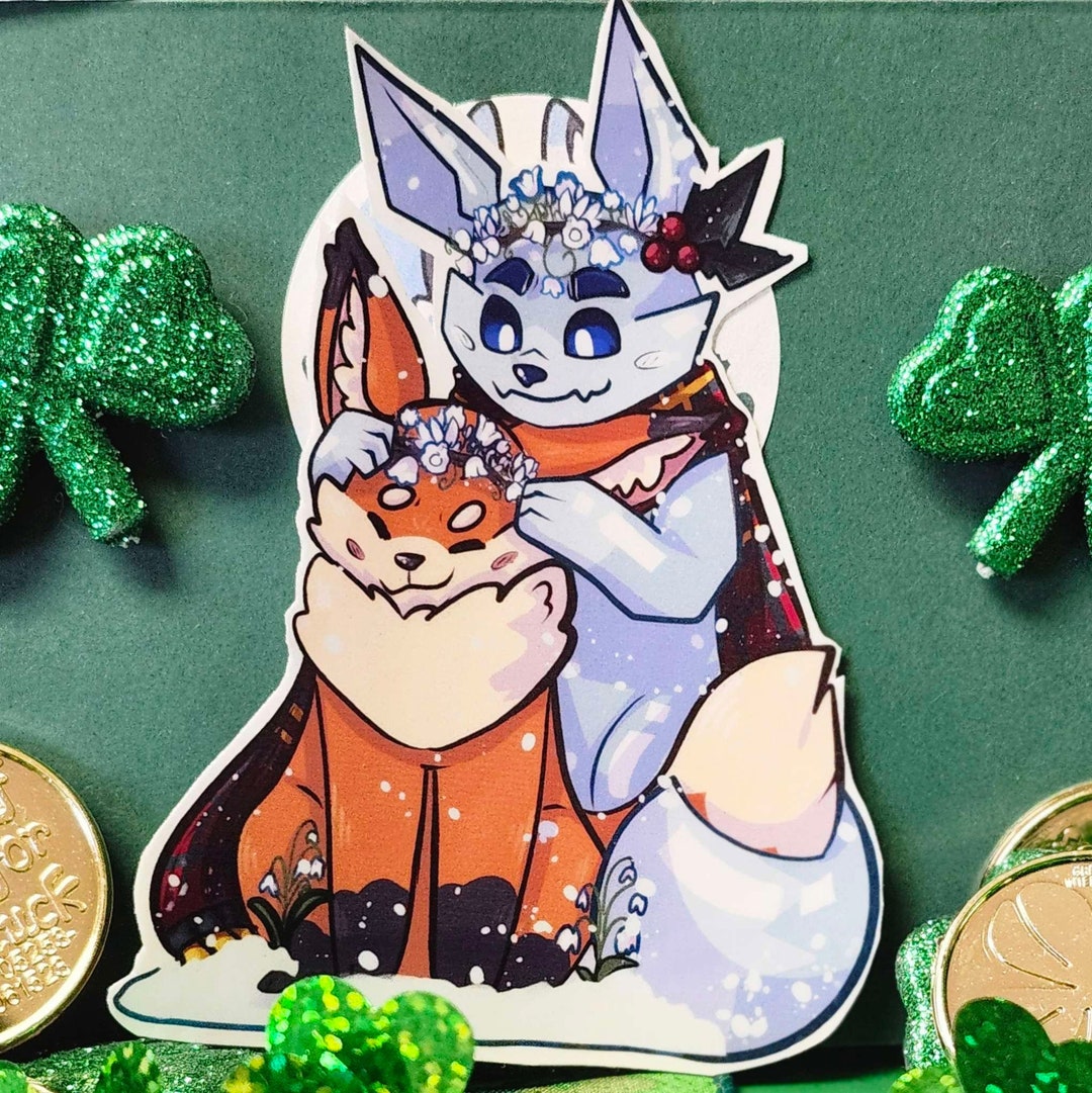 Ice and Fox Stickers - Etsy