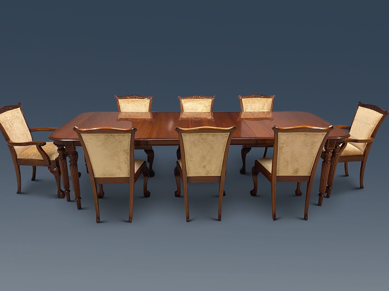 8 Elite Harrods Chippendale Style Dining Chairs to Be Professionally ...