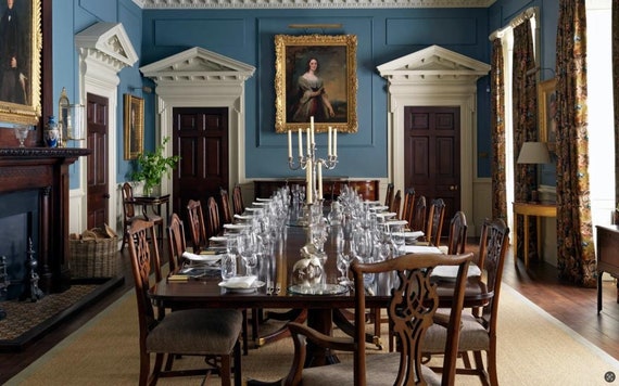 19ft Magnificent Elite Regency Style Mahogany Chippendale Dining Table Set. Etsy