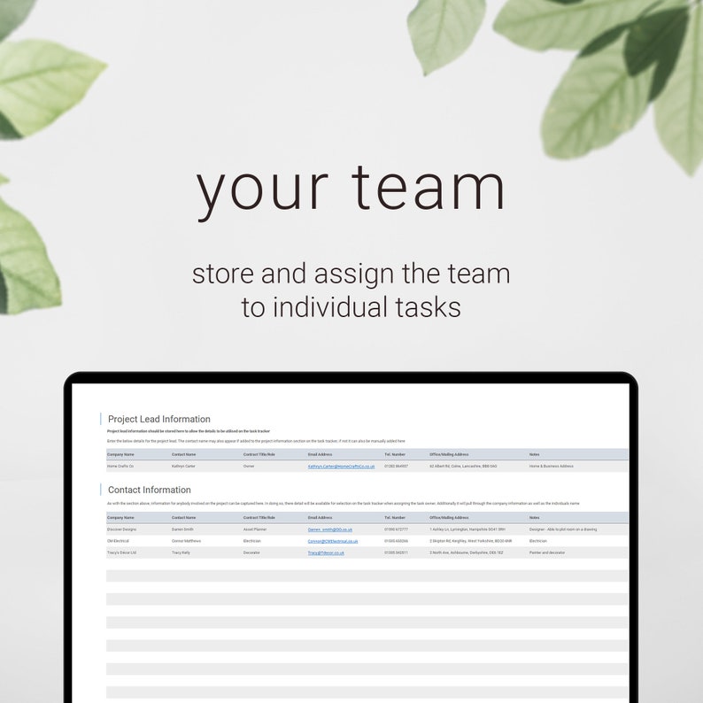 Excel Project Tracker Template | Gantt Chart, Task & Deadline Manager ...