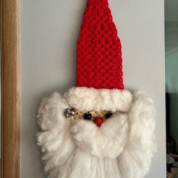 Macrame Santa - Etsy