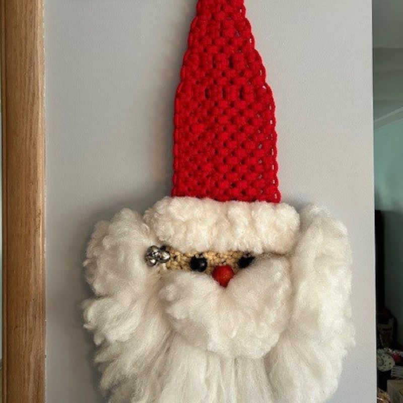 Macrame Santa - Etsy