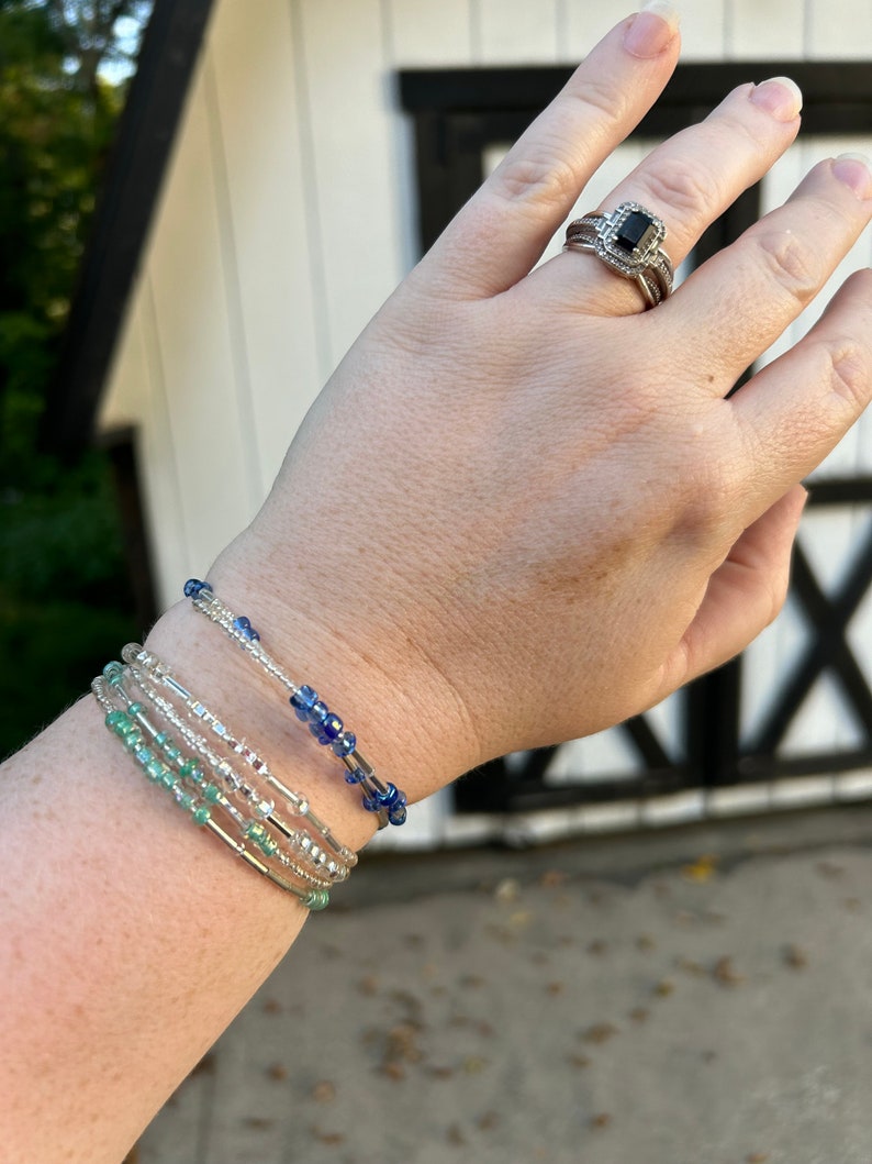 Morse Code Bracelet Kit, Bracelet Kit, Morse Code Kit, Beads, Memory ...