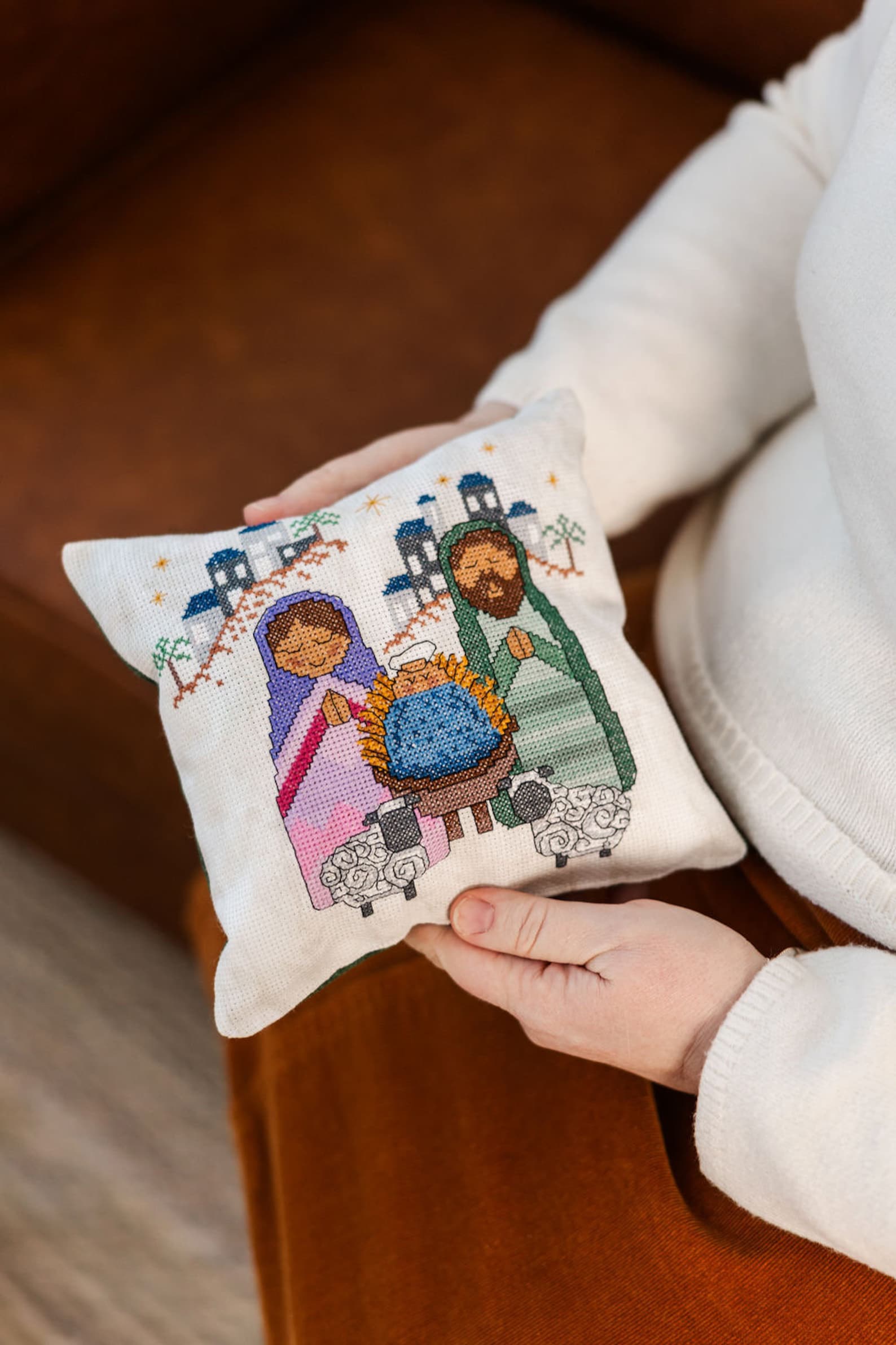Nativity Cross Stitch Pattern, Christmas Cross Stitch Pattern, Holy ...