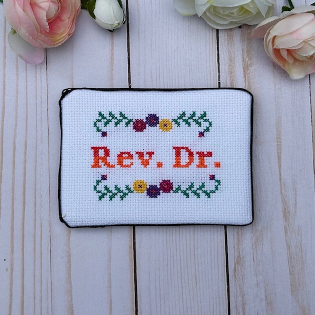 Rev Dr Cross Stitch Pattern, Clergy Cross Stitch Pattern, Clergy Gift ...