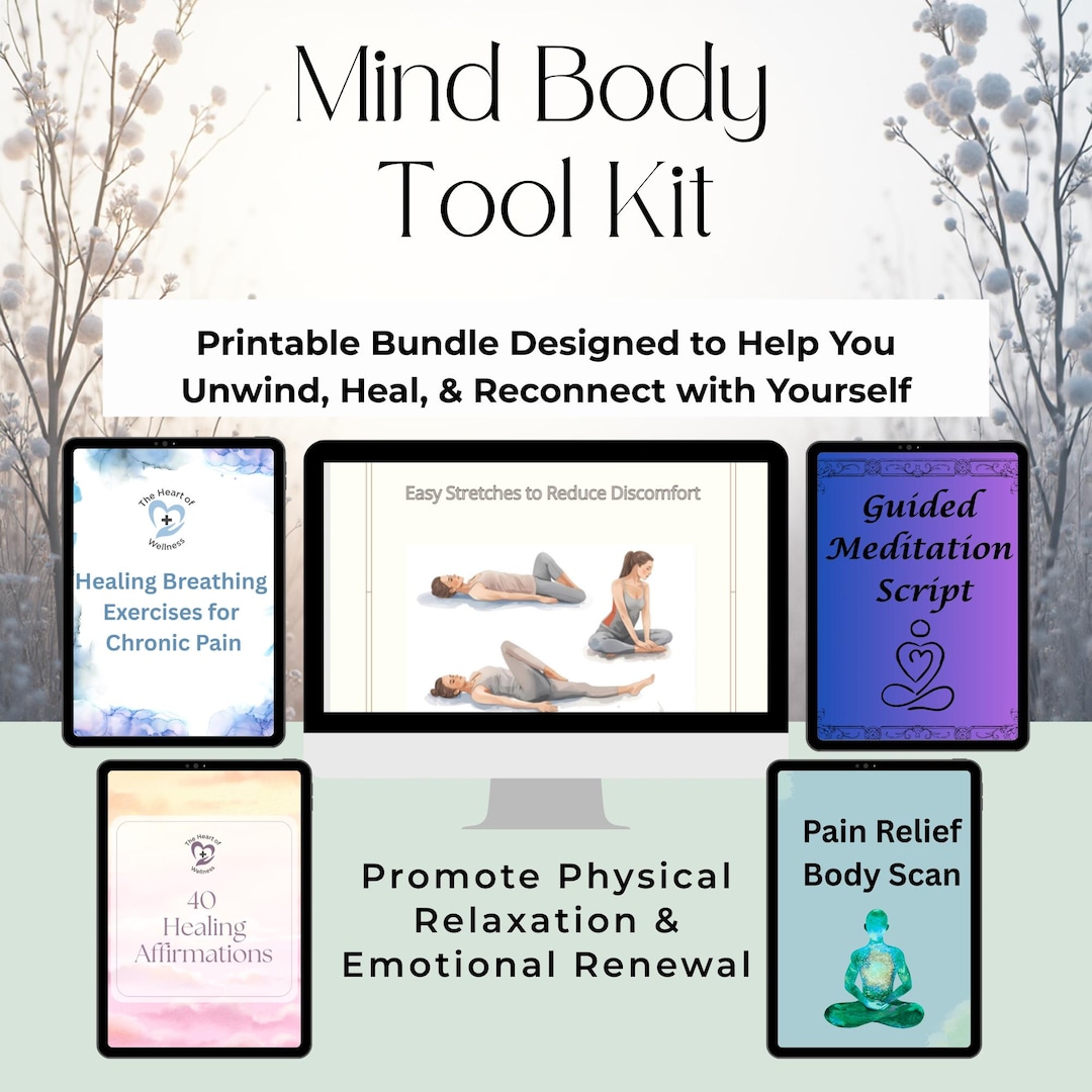 Mind Body Wellness Toolkit: Self Care Collection (PDF Format) - Etsy
