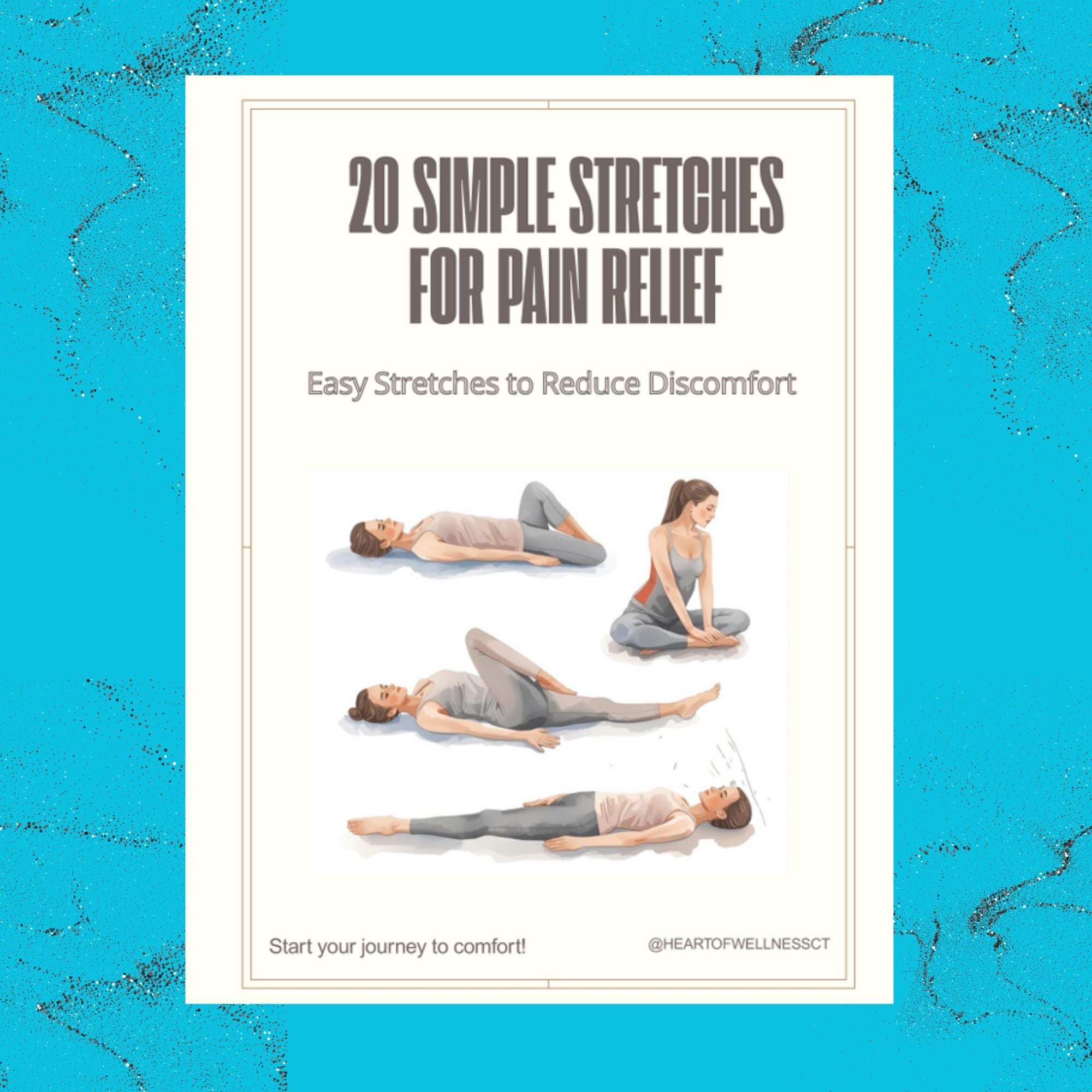 Printable Gentle Stretch Guide: Pain Relief, Flexibility, Planner (PDF ...