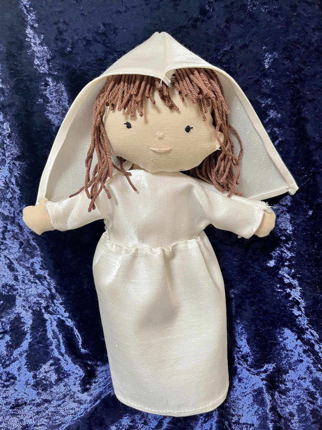 Handsewn Mama Mary Doll Mother Mary Doll Mother Mary Plush Saint Doll ...